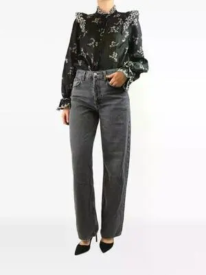 AGOLDE Cotton Wide-leg Jeans