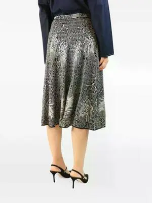 Etro Lurex Midi Skirt