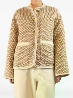 FORTE_FORTE Tweed Lurex Jacket - Neutrals