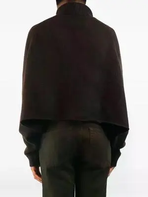 LISA YANG High-neck Ribbed Sweater