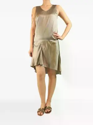 Brunello Cucinelli Sleeveless Midi Dress - Neutrals