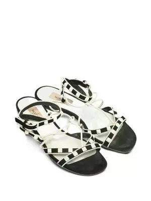 Valentino Garavani Rockstud Strappy Sandals - Black