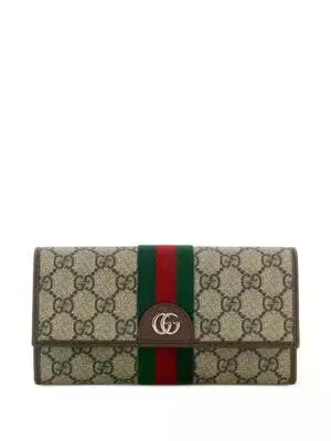 Gucci Ophidia Gg Supreme Canvas Wallet - Neutrals