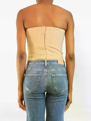 Magda Butrym Strapless Cashmere Top