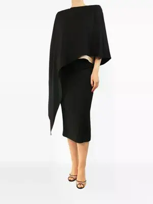 Erika Cavallini Asymmetric Draped Cape