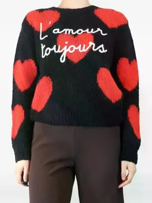 MC2 SAINT BARTH L'amour Toujours' Embroidered Sweater