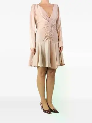 Zimmermann Ruched Satin Mini Dress
