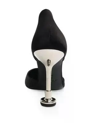 Staud Satin D'orsay Heeled Pumps