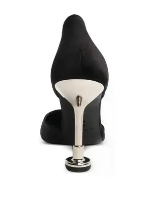 Staud Satin D'orsay Heeled Pumps