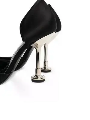 Staud Satin D'orsay Heeled Pumps