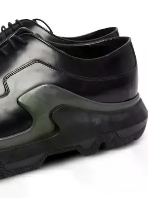 Prada Platform Leather Brogues