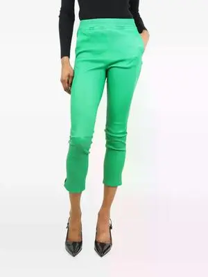 ARMA Leather Trousers - Green