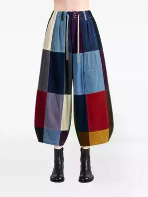 SILLAGE Patchwork Corduroy Trousers