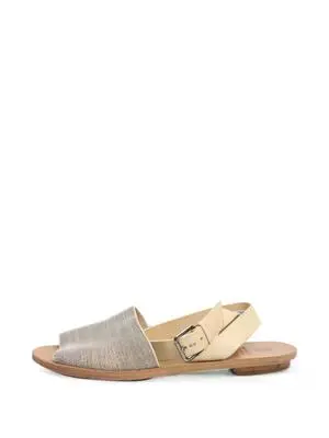 Brunello Cucinelli Diamante Buckle-fastening Sandals - Neutrals