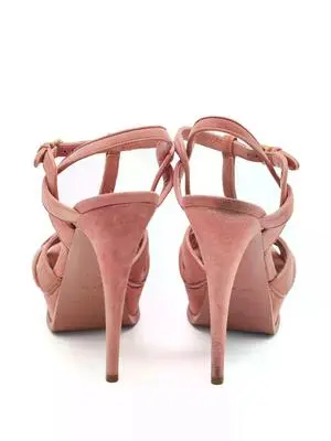 Saint Laurent Tribute Suede Sandals