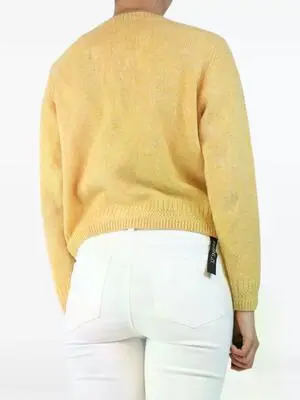 SESSUN Wool Crew Neck Sweater - Yellow
