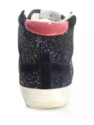 GOLDEN GOOSE Mid Star Glitter Sneakers