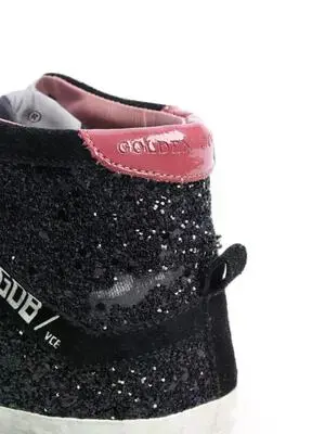 GOLDEN GOOSE Mid Star Glitter Sneakers