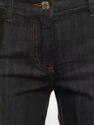 Dolce & Gabbana Flared Jeans With Contrast Stitching