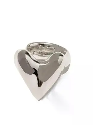 OTIUMBERG Roscida Heart Ear Cuff - Silver