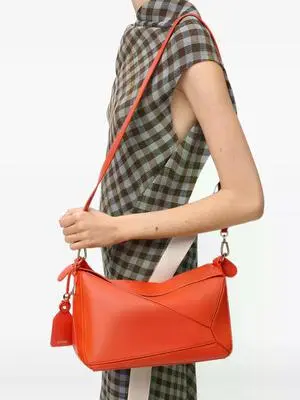 Loewe Medium Puzzle Shoulder Bag - Orange