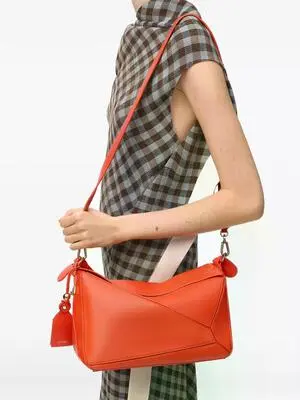 Loewe Medium Puzzle Shoulder Bag - Orange