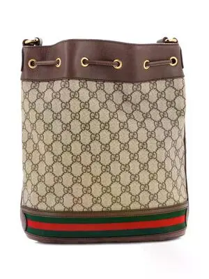 Gucci Ophidia Gg Coated Canvas Medium Bucket Bag