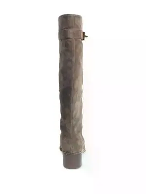 SERGIO ROSSI Turn-lock Knee-high Boots