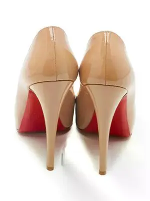 CHRISTIAN LOUBOUTIN Very Privé Peep Toe Platform Pumps