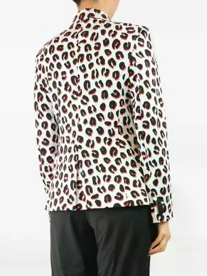 Veronica Beard Single-breasted Leopard-print Cotton Blazer