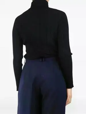 Paule Ka Ribbed Roll-neck Long-sleeve Top