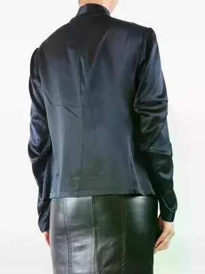 JOHN ROCHA Silk Pussy-bow Blouse