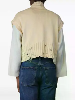 Marni Distressed Knitted Vest