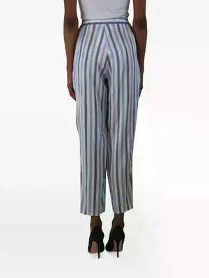 Thierry Colson Striped Pleated Trousers