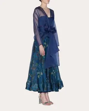 LIA COHEN Time Sheer Silk Organza Jacket