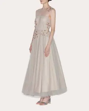 LIA COHEN Embrace Beaded Tulle Gown