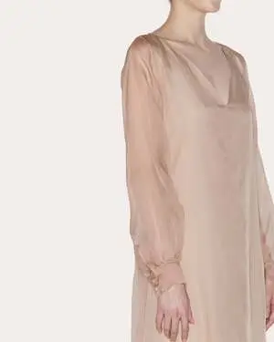 LIA COHEN Silk Organza A-line Dress
