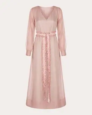 LIA COHEN Silk Organza A-line Dress