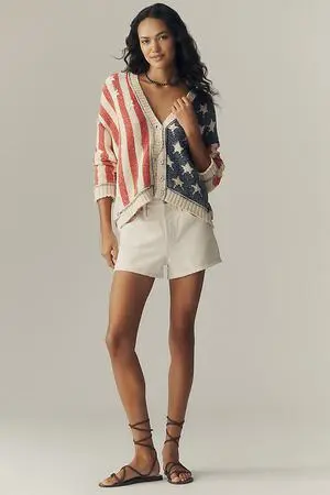 PILCRO Overd Stars & Stripes Cardigan