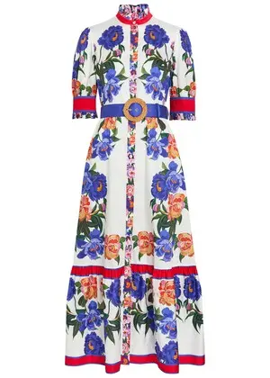 Borgo De Nor Button Detailed Day Dresses