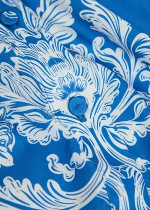 Borgo De Nor Biba Printed Cotton Maxi Dress
