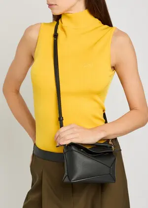 Loewe Puzzle Edge Mini Grained Leather Top Handle Bag