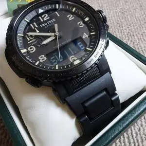 Casio Solar Powered Analog/digital Combo Watch
