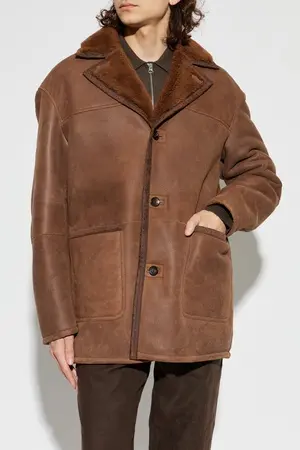 Etro Sheepskin Coat With Pockets