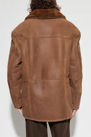 Etro Sheepskin Coat With Pockets