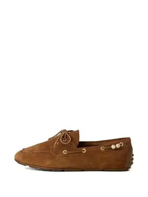 Karl Lagerfeld Round Toe Flats For Women