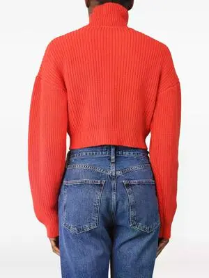 SIMONMILLER High-neck Cropped Sweater