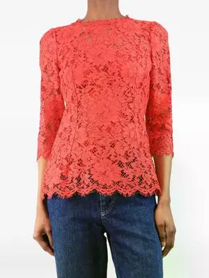 Dolce & Gabbana Round Neck Blouses