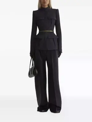 MUGLER High-waisted Straight Leg Pants