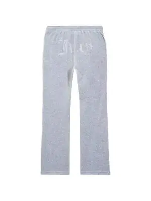 Juicy Couture Track Pants With Diamanté Logo - Grey